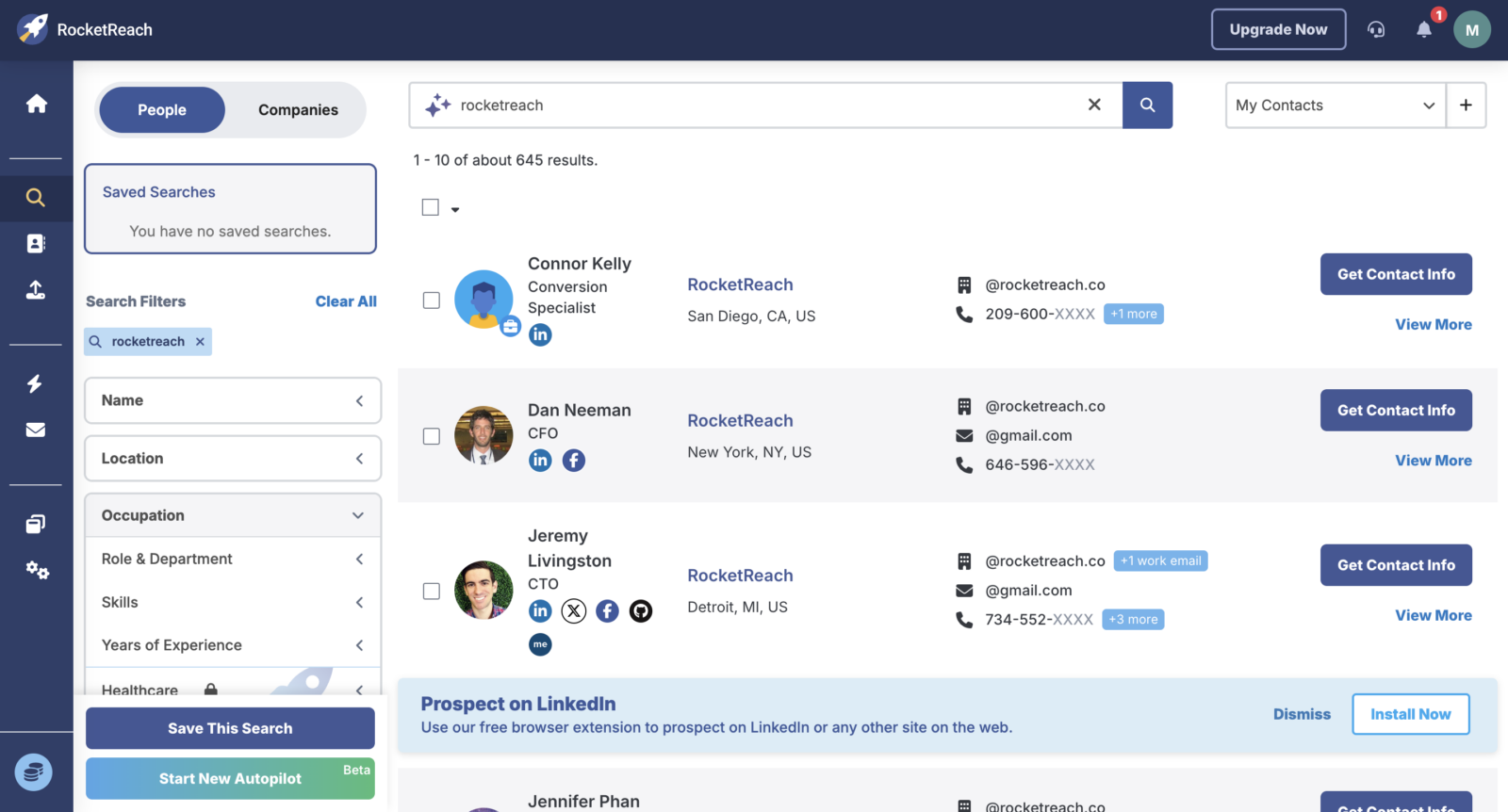 RocketReach: Lead Generation with RocketReach