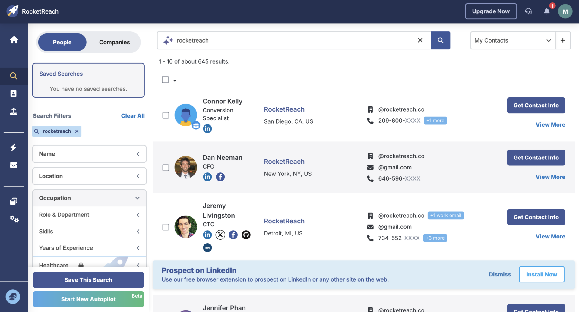 RocketReach: Lead Generation with RocketReach